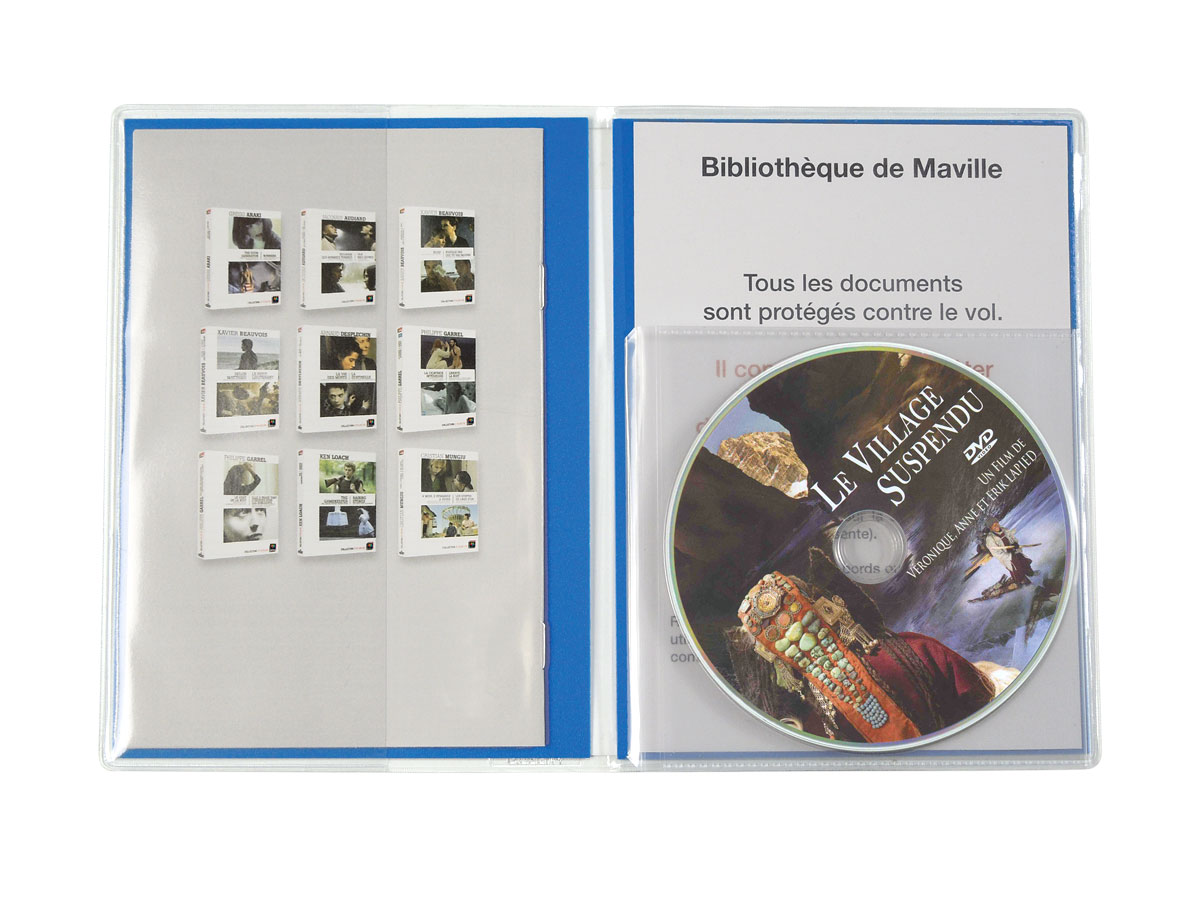 Présentation des étuis-pochettes 1 à 6 DVD anti-fissure et gain de ...